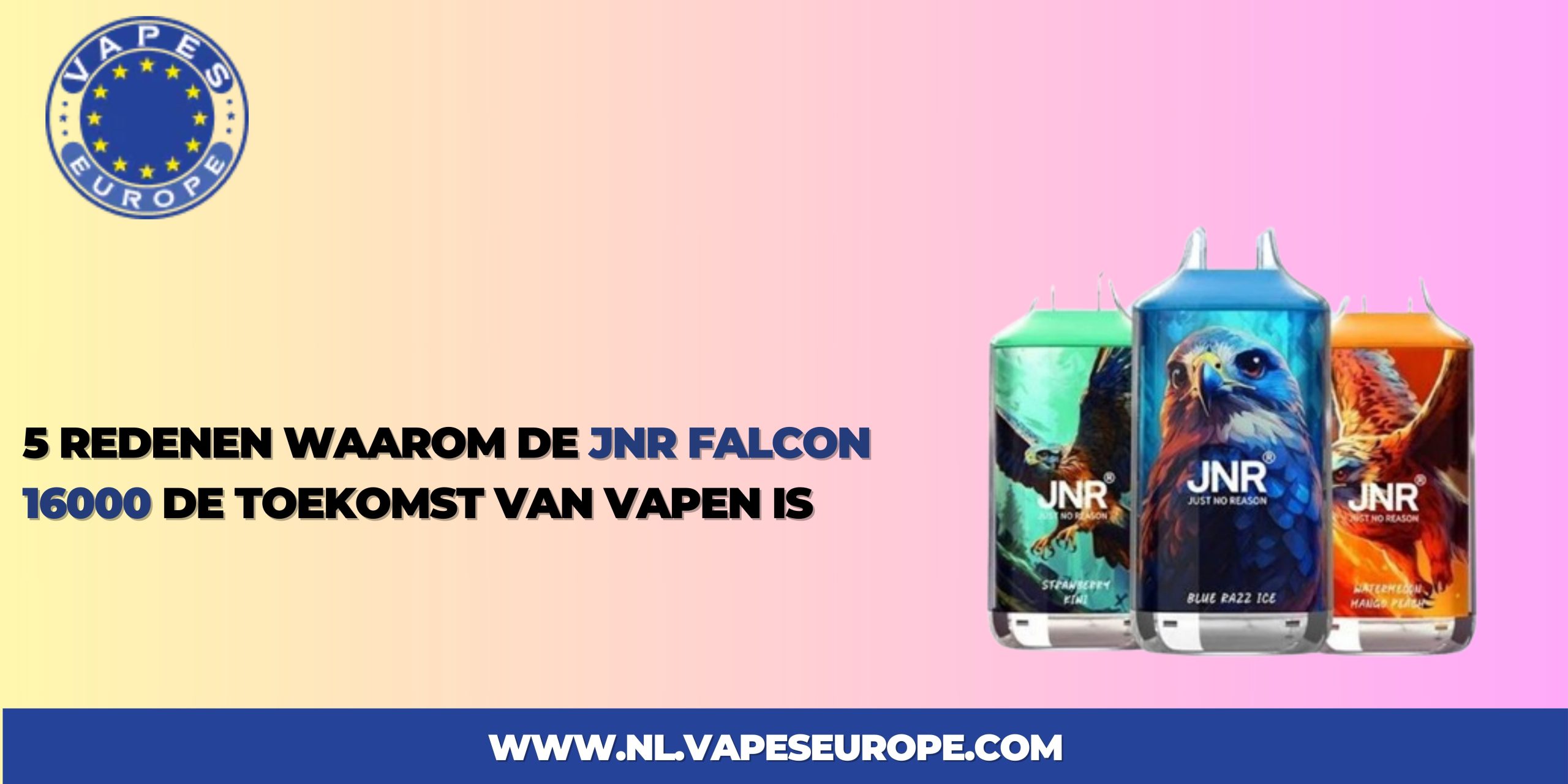 5 redenen waarom de JNR Falcon 16000 de toekomst van vapen is